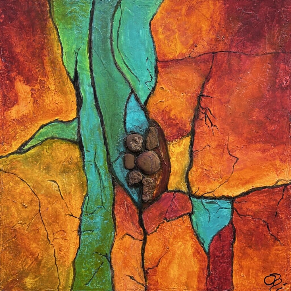 Earth and Stone - Claudia Billiau - Black Stump Gallery