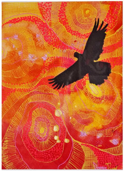 Come with Me, Birds eye view' - Georgie Dunn - Black Stump Gallery